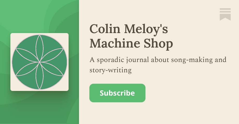 Colin Meloy's Machine Shop | Substack