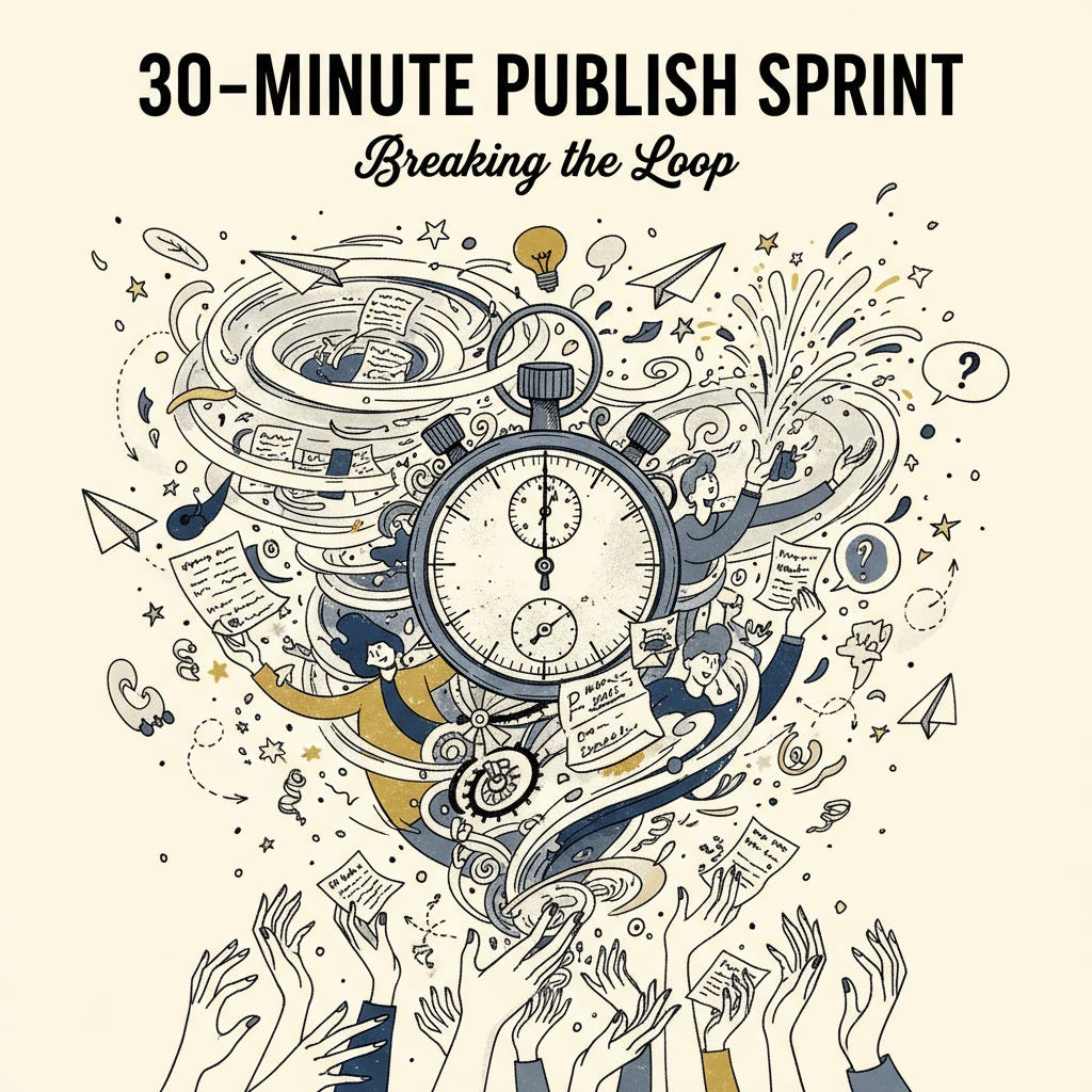 Break the Perfection Loop in 30 Minutes - by Sidd Chauhan