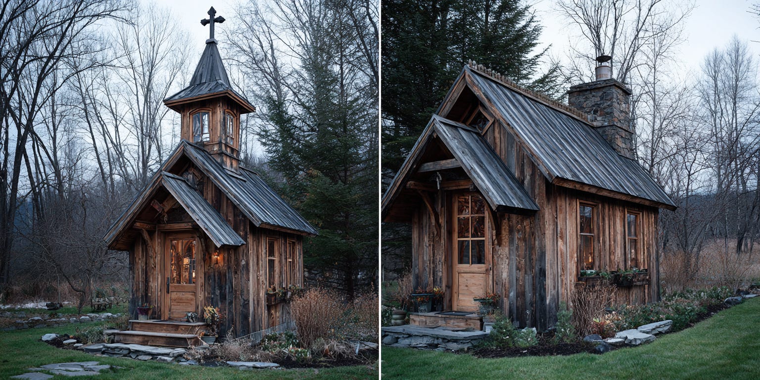 A Small Chapel in the Backyard - by Dan Blincoe ☦︎