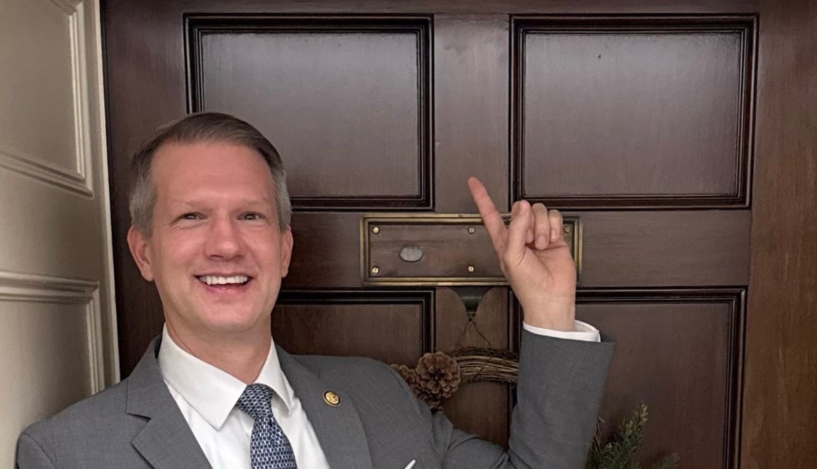 Riley Moore’s Newsletter Is About Power, Not People