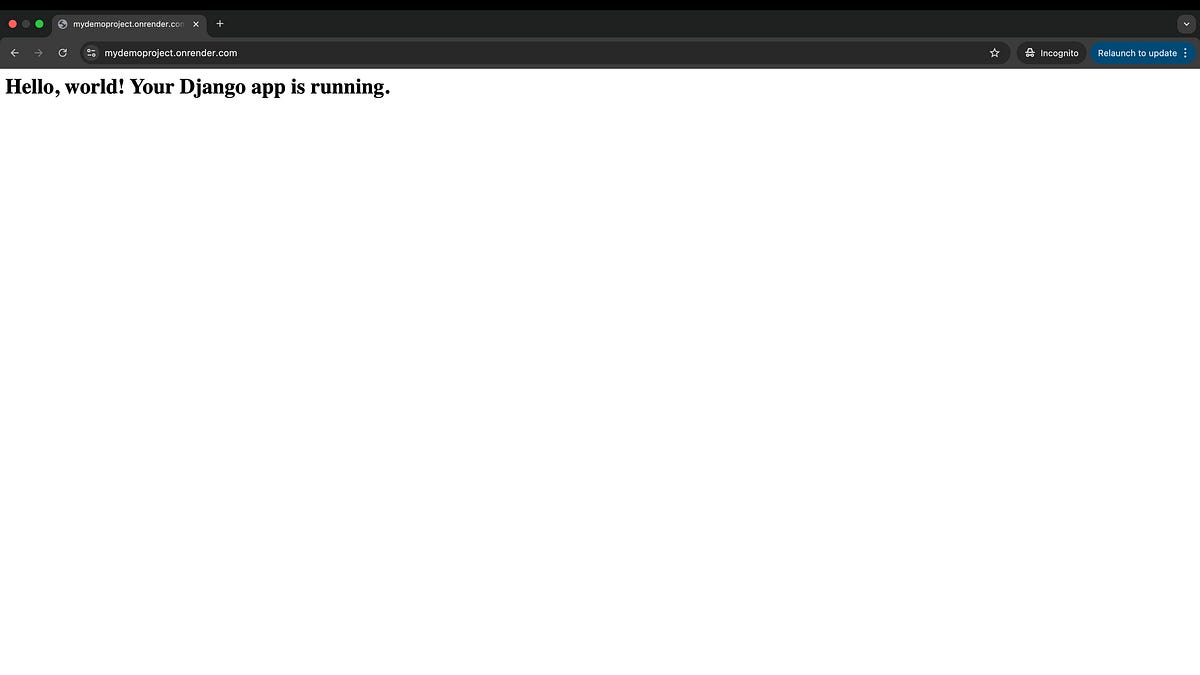 Post 4: Deploying Your Django App on Render - by Ben Pavey