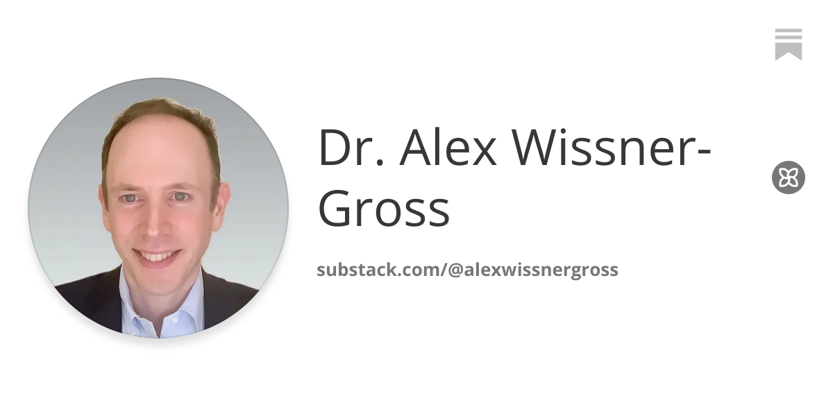 Dr. Alex Wissner-Gross | Substack