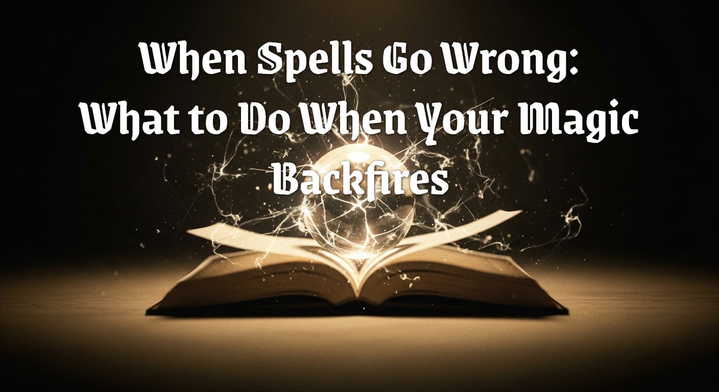When Spells Backfire: How to Fix Magic Gone Wrong | Guide (2025)