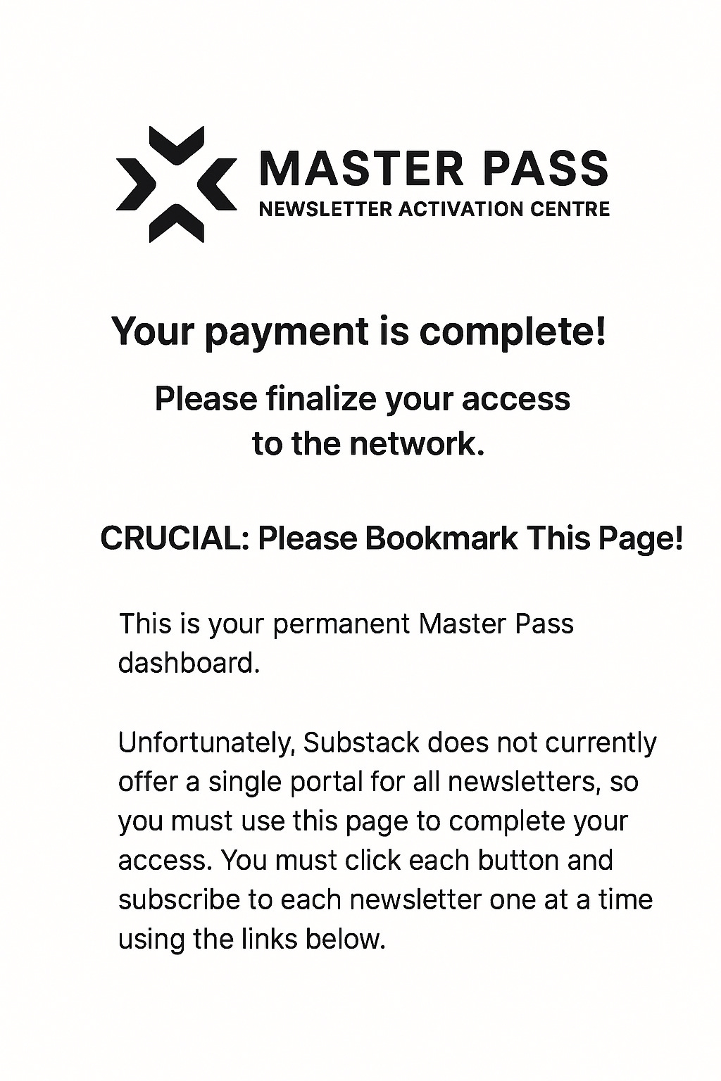 Master Pass: Finalize All Your Free Subscriptions