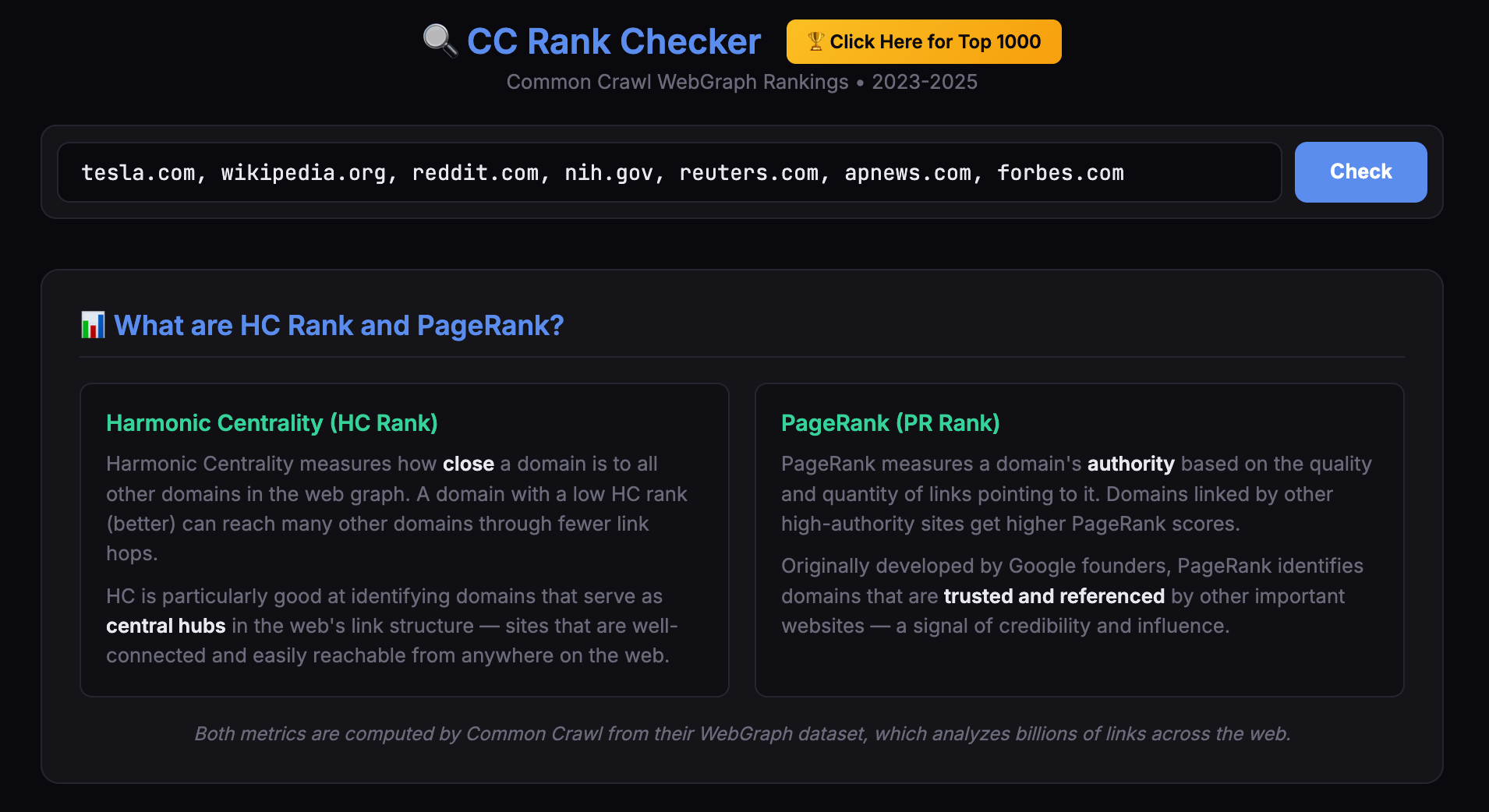 [FREE TOOL] Common Crawl, LLM Training Data, and the Domain Authority ...