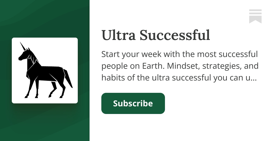 Ultra Successful | Dr. Julie Gurner | Substack