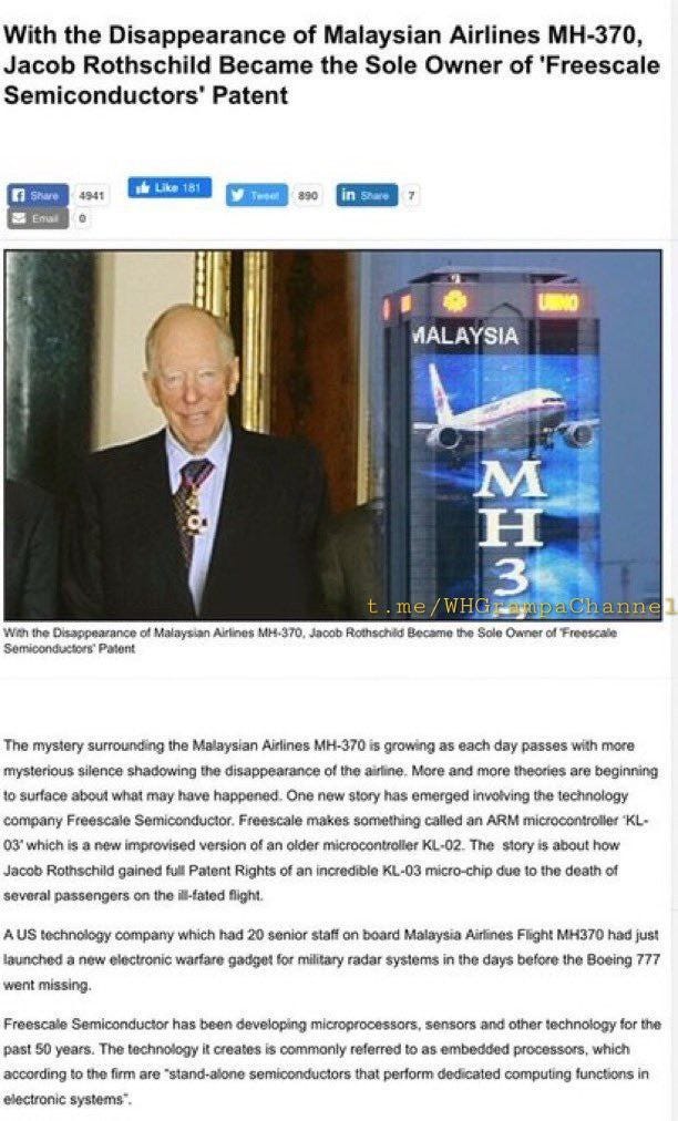 DID YOU KNOW Malaysia Airlines Flight MH370 was remotely hijacked via ...