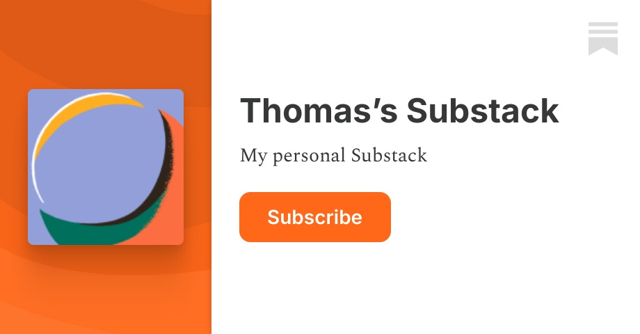 Thomas’s Substack | Thomas D. Wilson | Substack