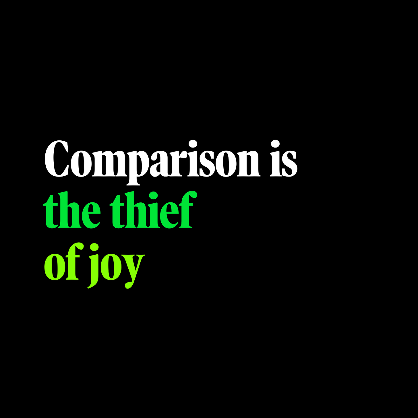 Comparison is the thief of joy - by Addy Osmani - Elevate