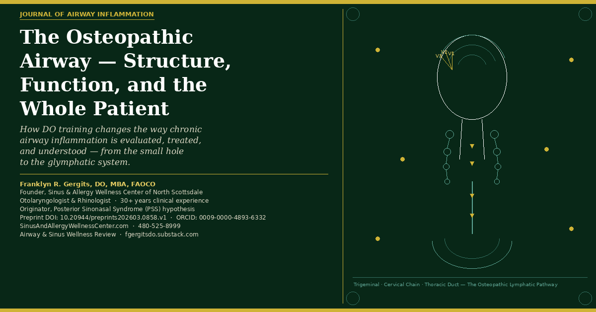 The Osteopathic Airway — Structure, Function, and the Whole Patient ...
