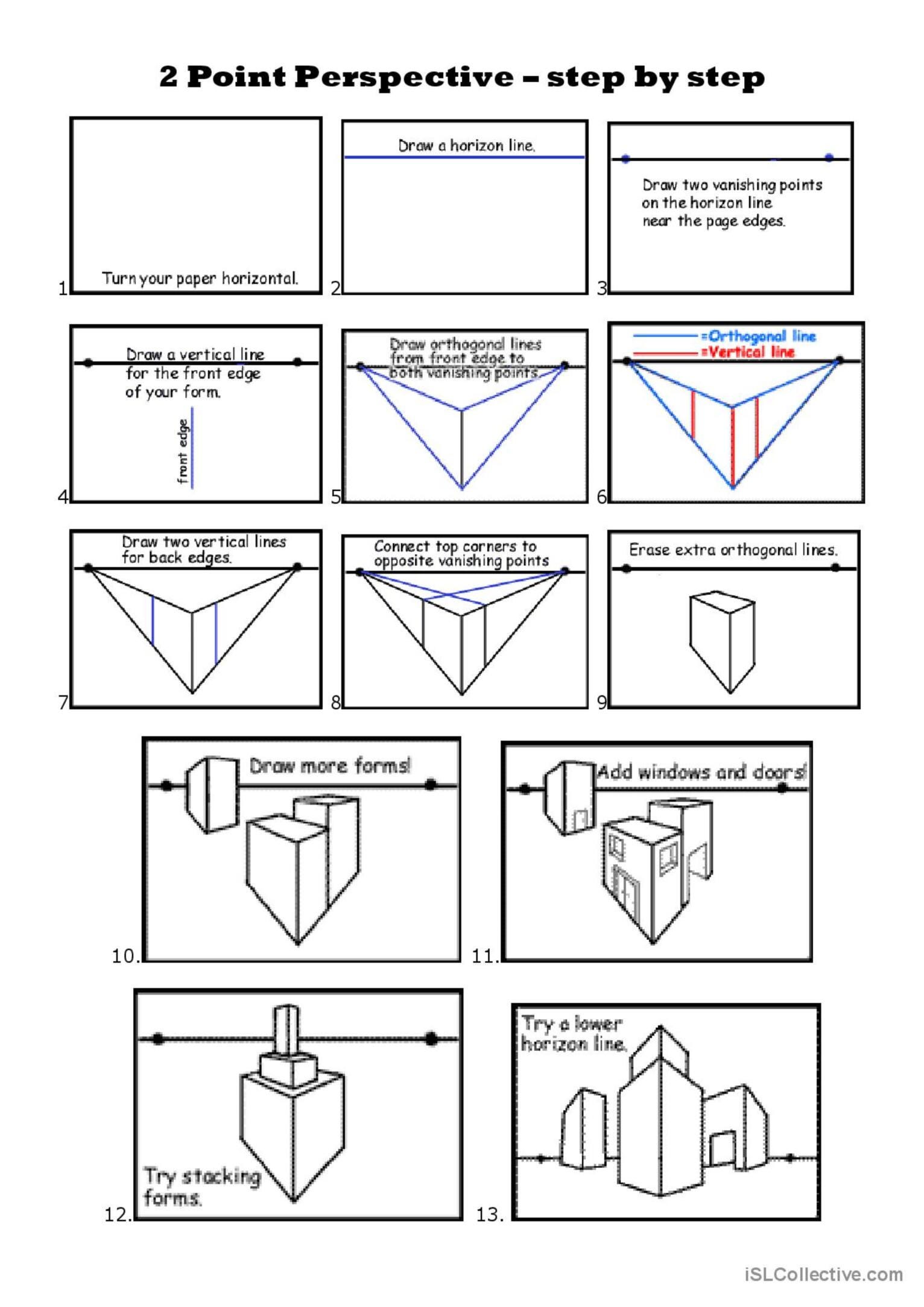 Unit 1B: Perspective Drawing – Mr. Kang's Class