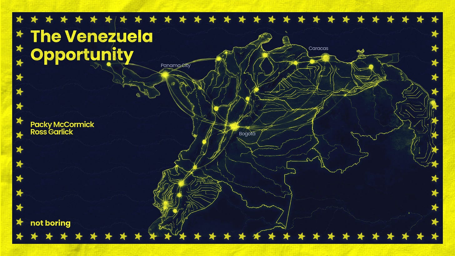 The Venezuela Opportunity - Not Boring by Packy McCormick