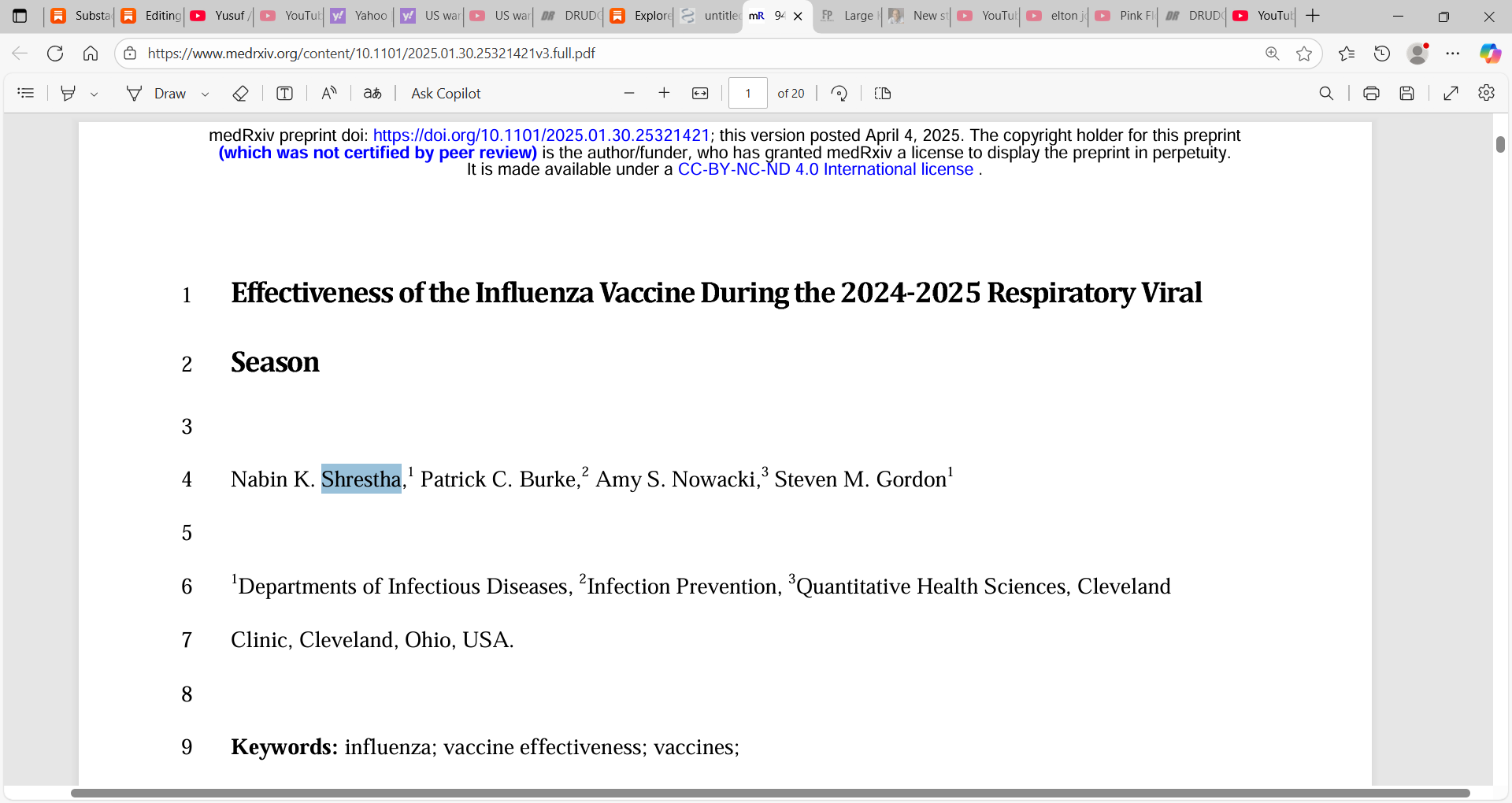 What did Shrestha et al. (Cleveland study) uncover as to Effectiveness ...