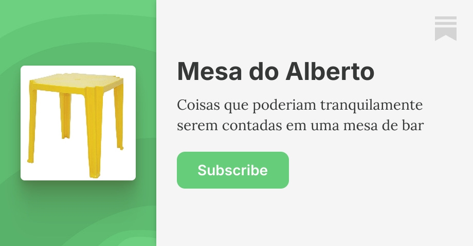Mesa do Alberto | Alberto Barbosa | Substack