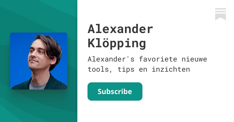 Alexander Klöpping | Substack
