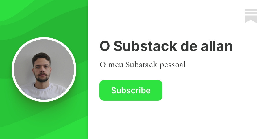 O Substack de allan | allan cordeiro | Substack