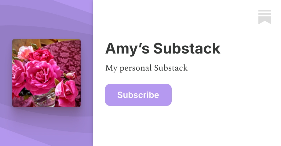 Amy’s Substack | Amy S | Substack