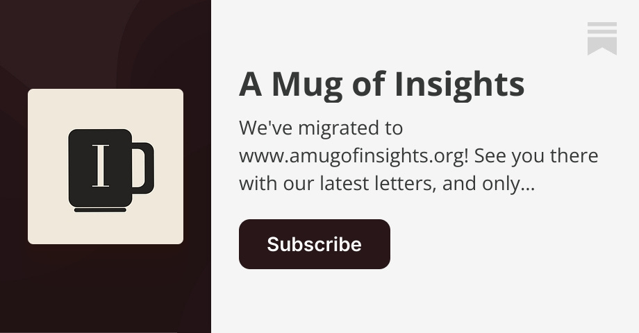 A Mug of Insights | Robin Waldun | Substack