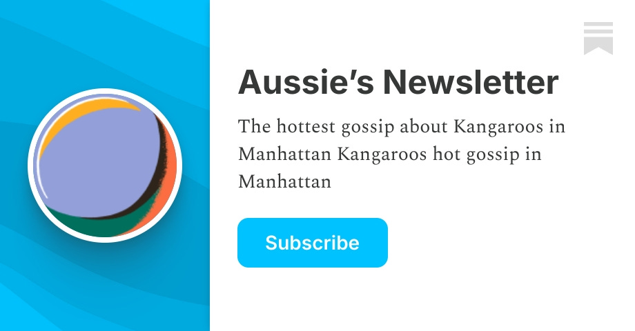 Aussie’s Newsletter | Aussie Brandon | Substack