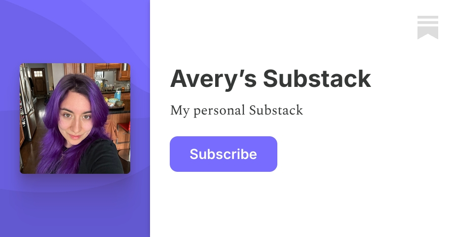 Avery’s Substack | Avery Zeiler | Substack