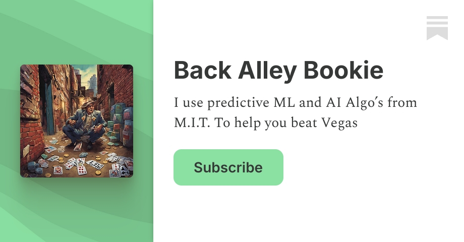 Back Alley Bookie NFL Plays - Back Alley Bookie