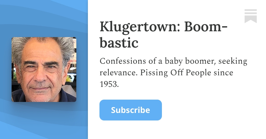 A Substack Twofer: Aging and Observational Annoyance.