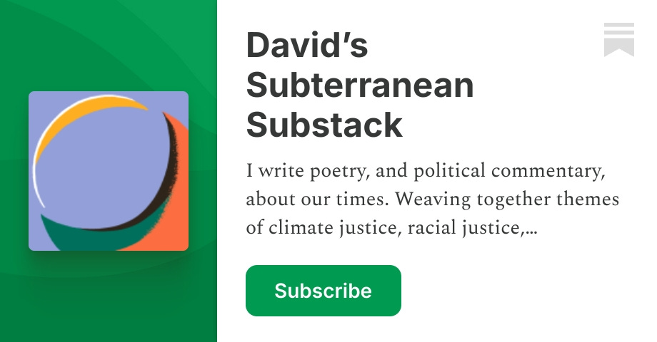 David’s Subterranean Substack | David Miller | Substack