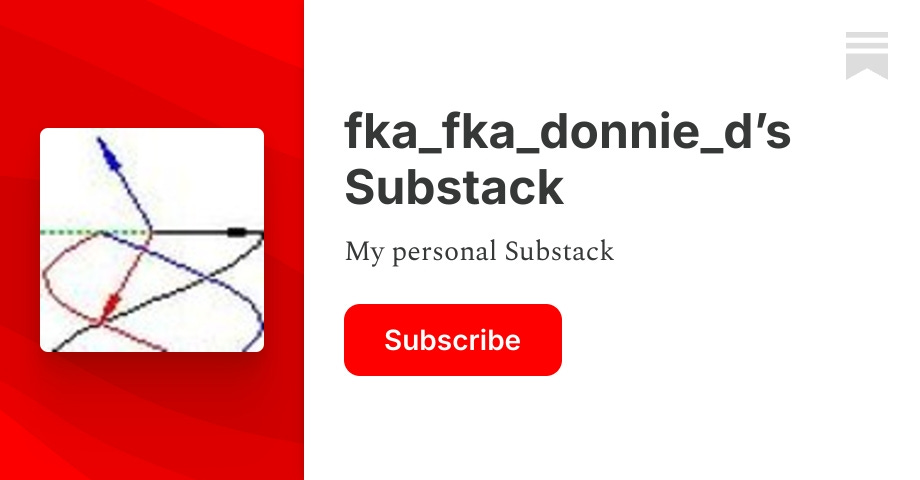 Jesus fuck - fka_fka_donnie_d’s Substack