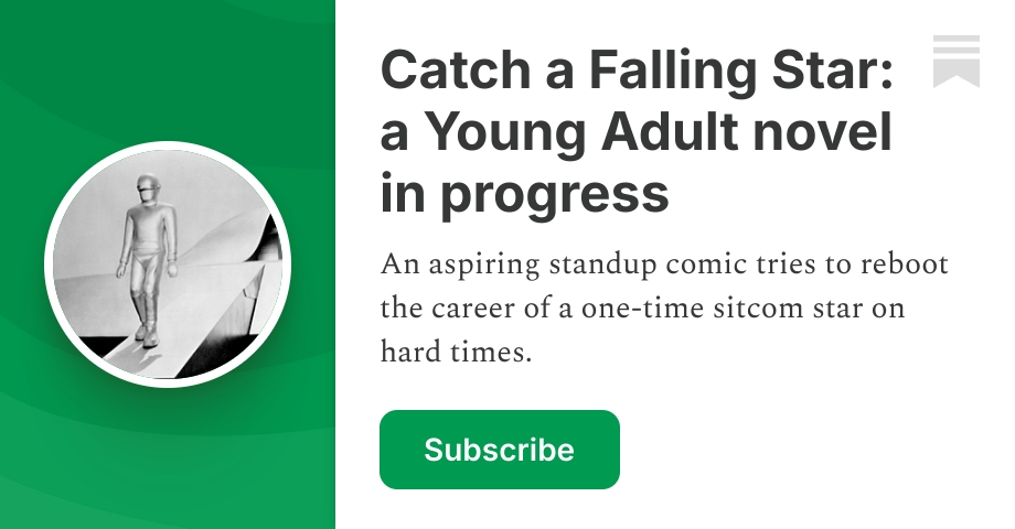Catch a Falling Star: a Young Adult novel in progress | Gare Joyce | Substack