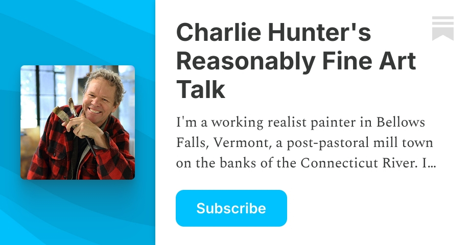 Charlie Hunter's Reasonably Fine Art Talk | Substack