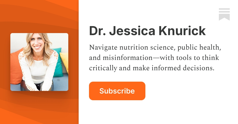 Jessica’s Substack | Jessica Knurick, PhD, RDN | Substack