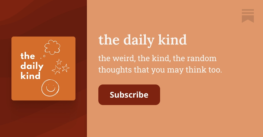 the daily kind | emily edmondson | Substack