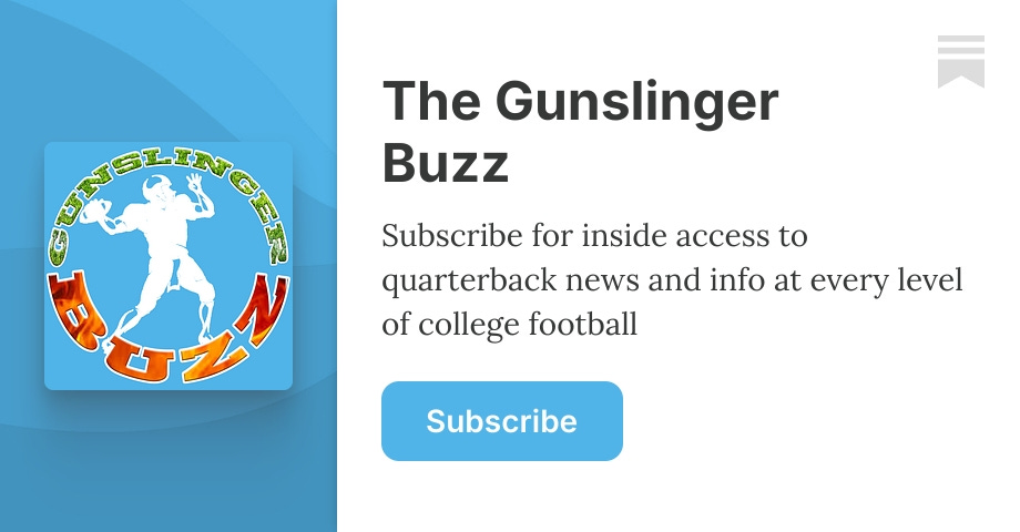 Gunslinger Buzz | Erik Buchinger | Substack
