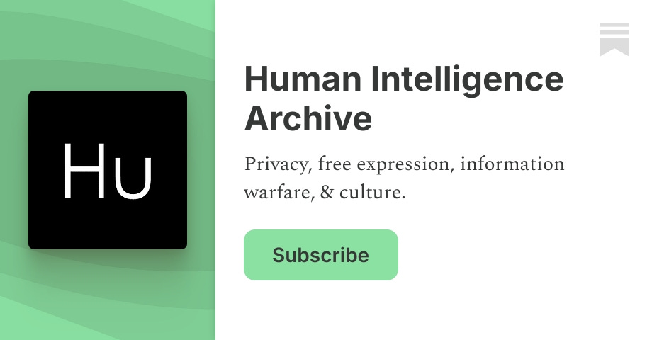 Human Intelligence Archive | Sarah Hartman-Caverly | Substack