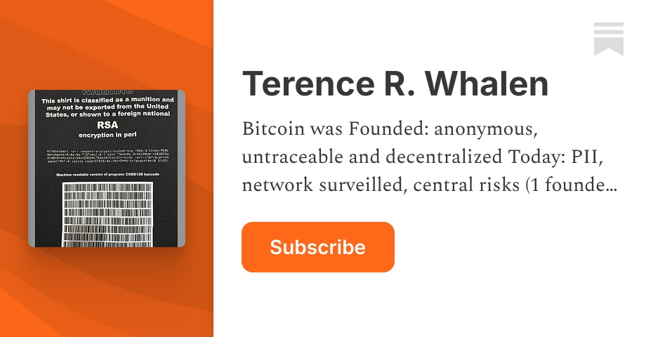 Terence R. Whalen | Intelligent | Sound | Substack