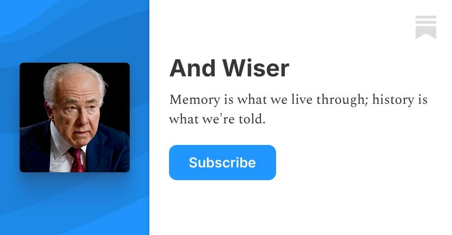 And Wiser | Jack P Levin | Substack
