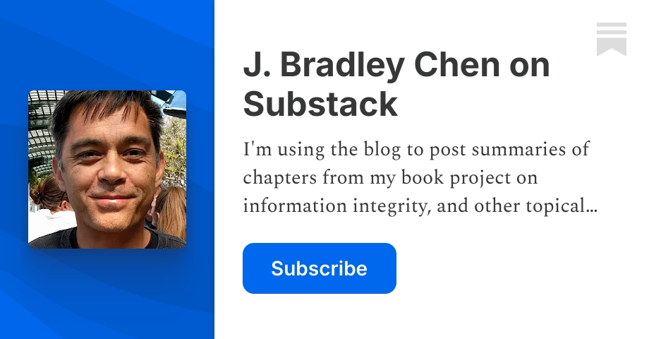 J. Bradley Chen on Substack | Brad Chen | Substack
