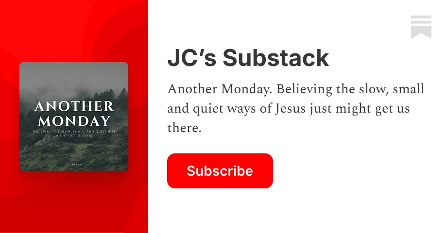 Another Monday...Genesis - JC’s Substack