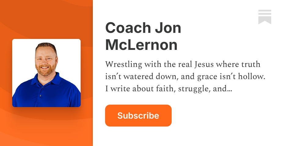 Coach Jon McLernon | Jonathan McLernon | Substack