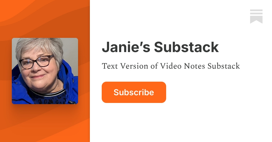 What's That Sound....Again - Janie’s Substack