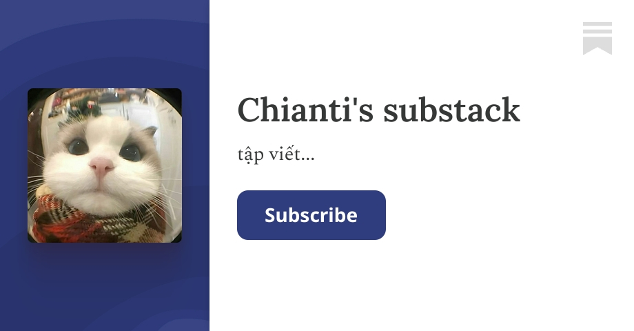 Chianti’s Substack | Substack