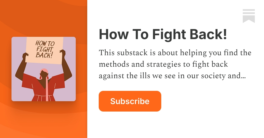 How To Fight Back! | Lora Mitchell | Substack