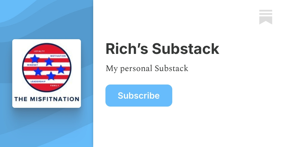 The MisFitNation Show - by Rich LaMonica - Rich’s Substack
