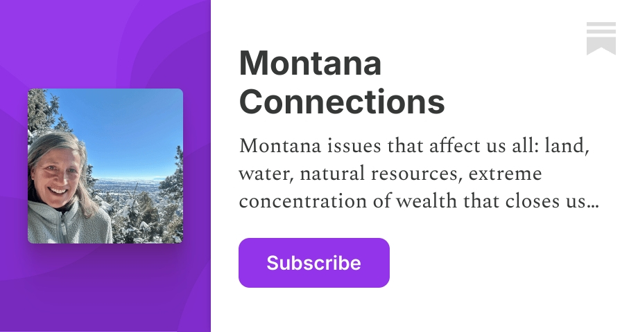 Montana Connections | Monica Tranel | Substack