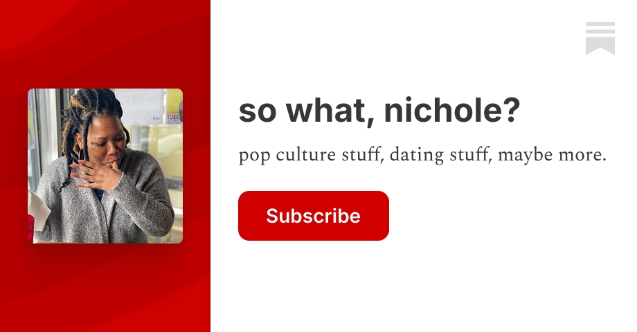 so what, nichole? | Substack