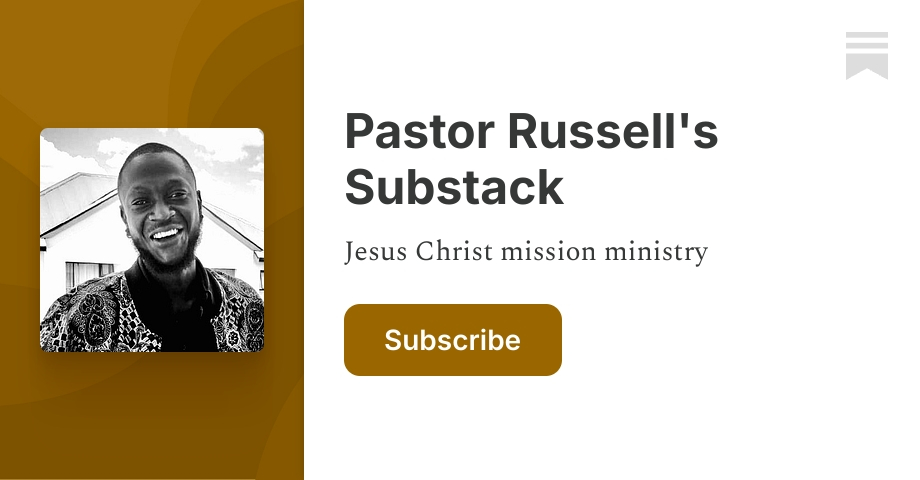 What We See and What God sees - Pastor Russell's Substack