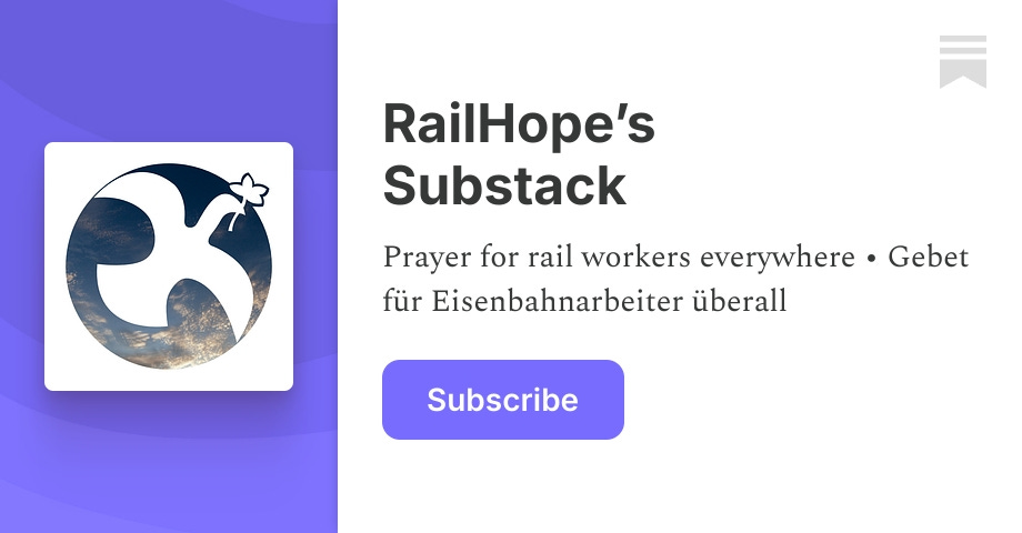 RailHope’s Substack | RailHope Prayer | Substack