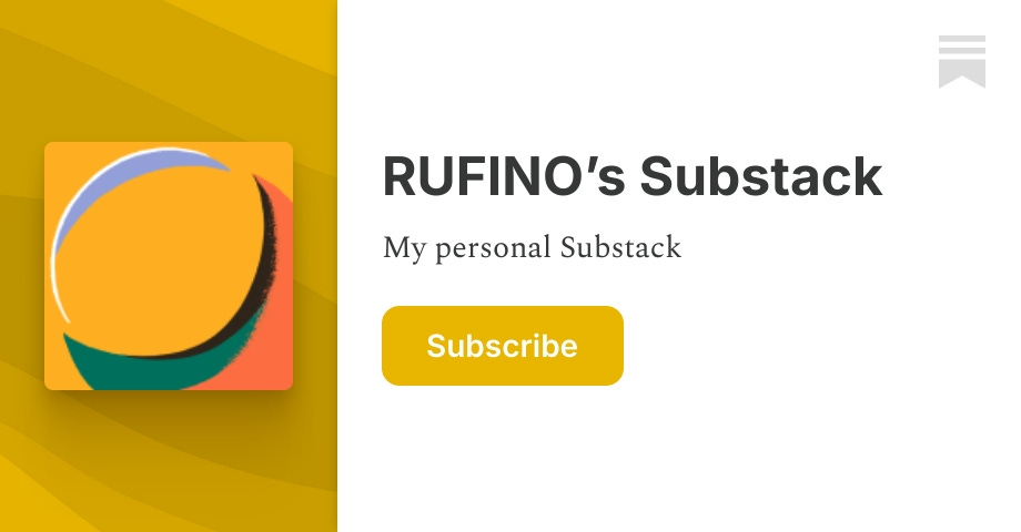 RUFINO’s Substack | RUFINO MARTINEZ | Substack