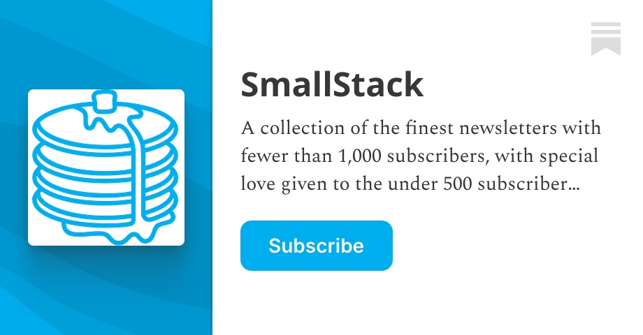 SmallStack | Robin Taylor (he/him) | Substack