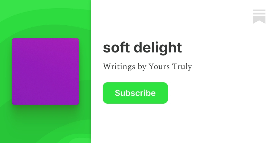 soft delight | timmy duncan | Substack